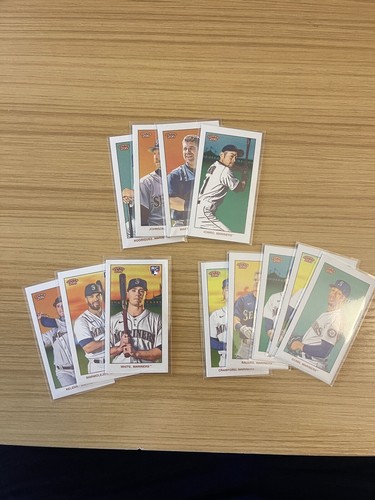 Seattle Mariners Lot Topps 206 2021 Tobacco Mini Size Baseball Cards ...