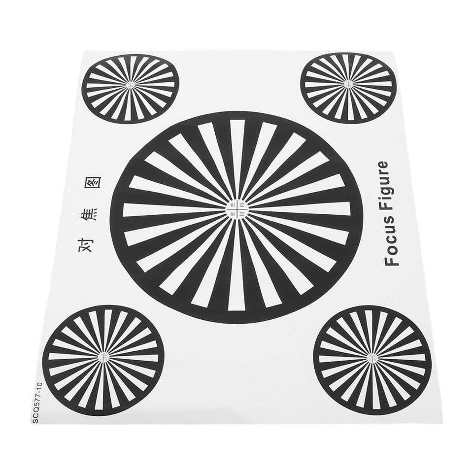 Large Focus Test Chart: Camera Alignment Chart - Focus Calibration ...