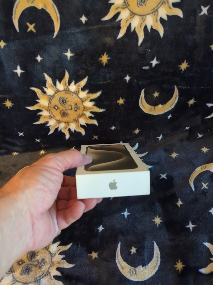 Original BOX, STICKER & MANUEL for Apple BLACK TITANIUM 256GB iPhone 15 ...