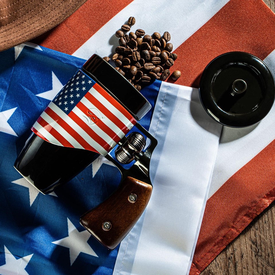 Coffee Mugs for Men, Ceramic Novelty Funny Gun Cup Revolver Mugs ...