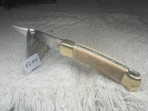 Buck 110 Custom Petrified Tooth Bark Scales | eBay