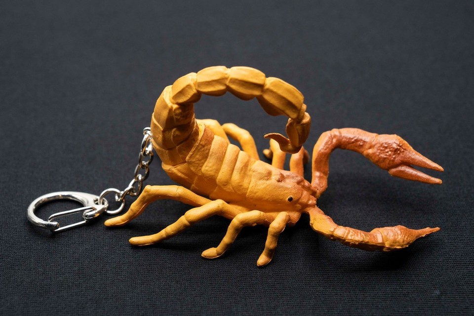 Pendentif Scorpion Miniblings Signe Astrologique Animal Araignée Brun ...