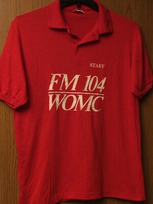 WOMC - FM 104 - Detroit Radio - STAFF - Red Polo Shirt - XL (46-48 ...