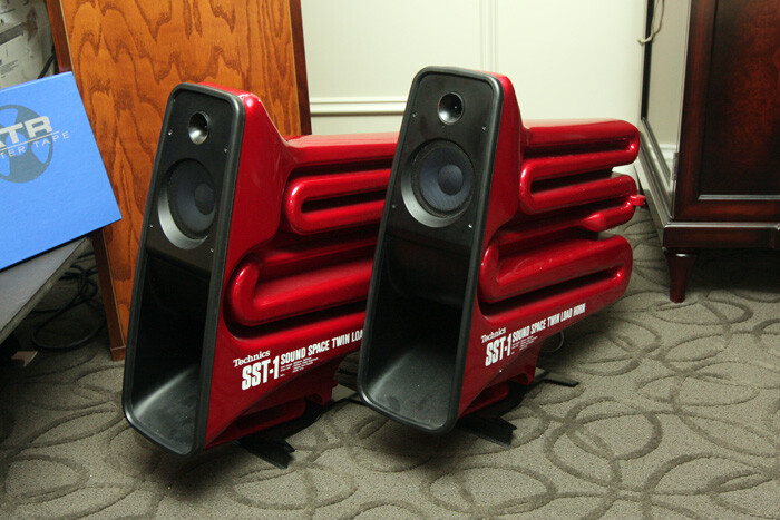 Technics SST-1 Twin Load Horn Speaker and SST-25hz Super Bass Exciter w ...