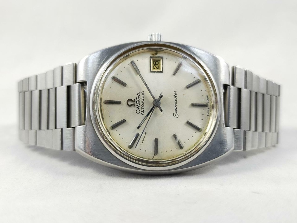 Authentic OMEGA Seamaster Date Silver Dial Cal: 1012 Men's Watch ref ...