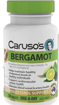 Carusos Natural Health One a Day Bergamot 50 Tablets ozhealthexperts ...