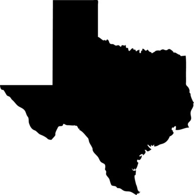 4" Texas State Outline Decal Sticker Car Decor United States TX US ...