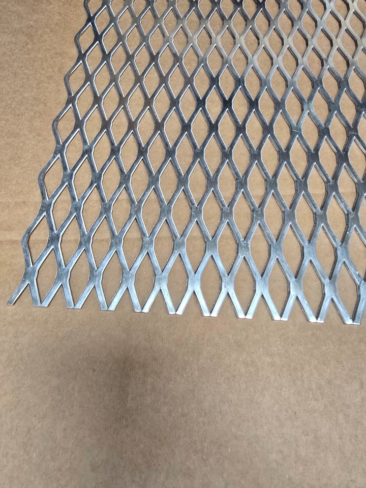 EXPANDED METAL "ALUMINUM" FLATTEN 0.080 THICK 24X48 "DEALERS SPECIAL ...