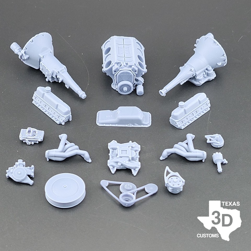 Dodge 440 RB model engine resin 3D printed 1:24-1:8 scale | eBay