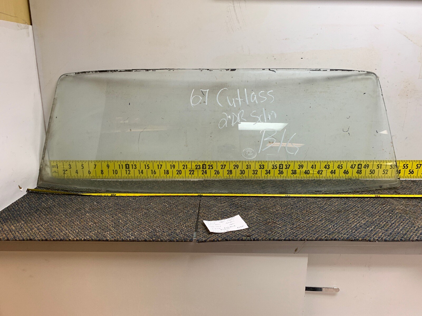 OEM 1966-1967 A-Body Lemans Cutlass Skylark Chevelle Rear Window (rw38 ...