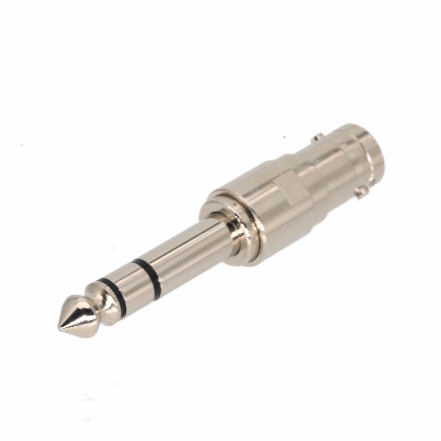 DIY Adapter 6.35mm 1/4" TRS Stereo plug to BNC Jack for HD-SDI Phone ...