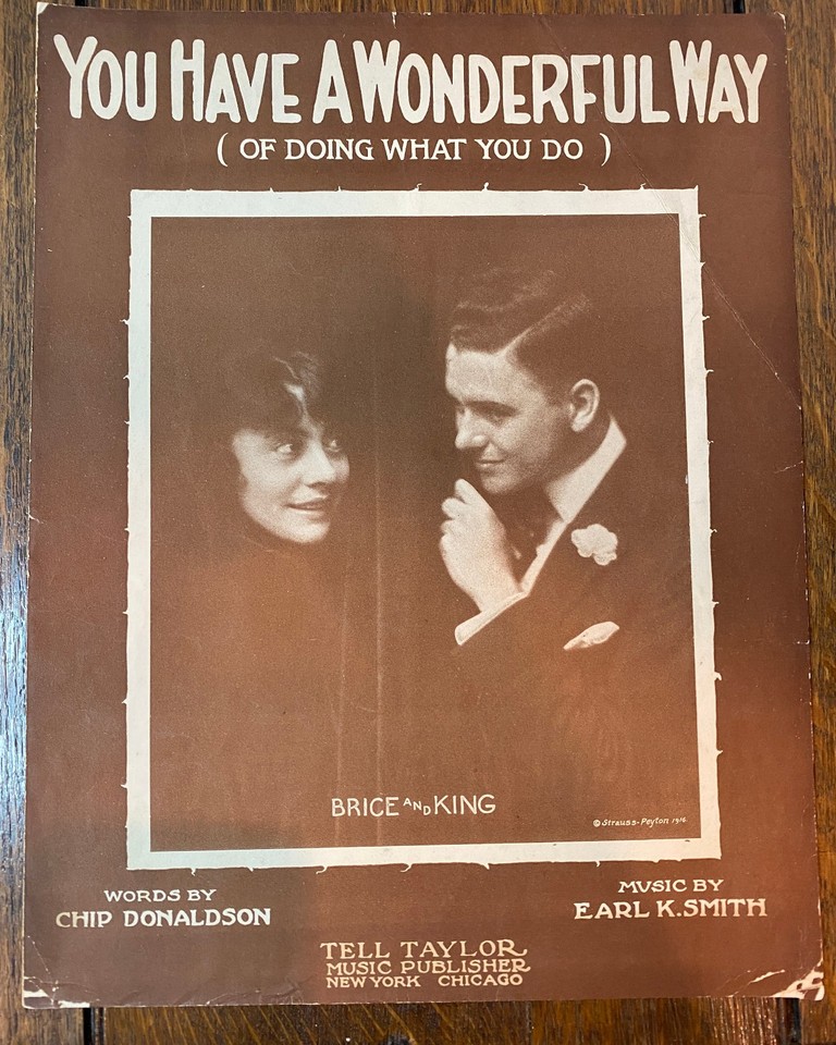 Vaudeville Theater Stage Stars Belle Adair, Theda Bara, Brice & King ...