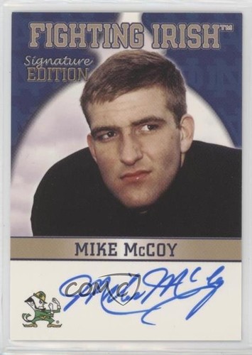 2003 TK Legacy Notre Dame Signature Edition Auto Mike McCoy #FI31 Auto | eBay