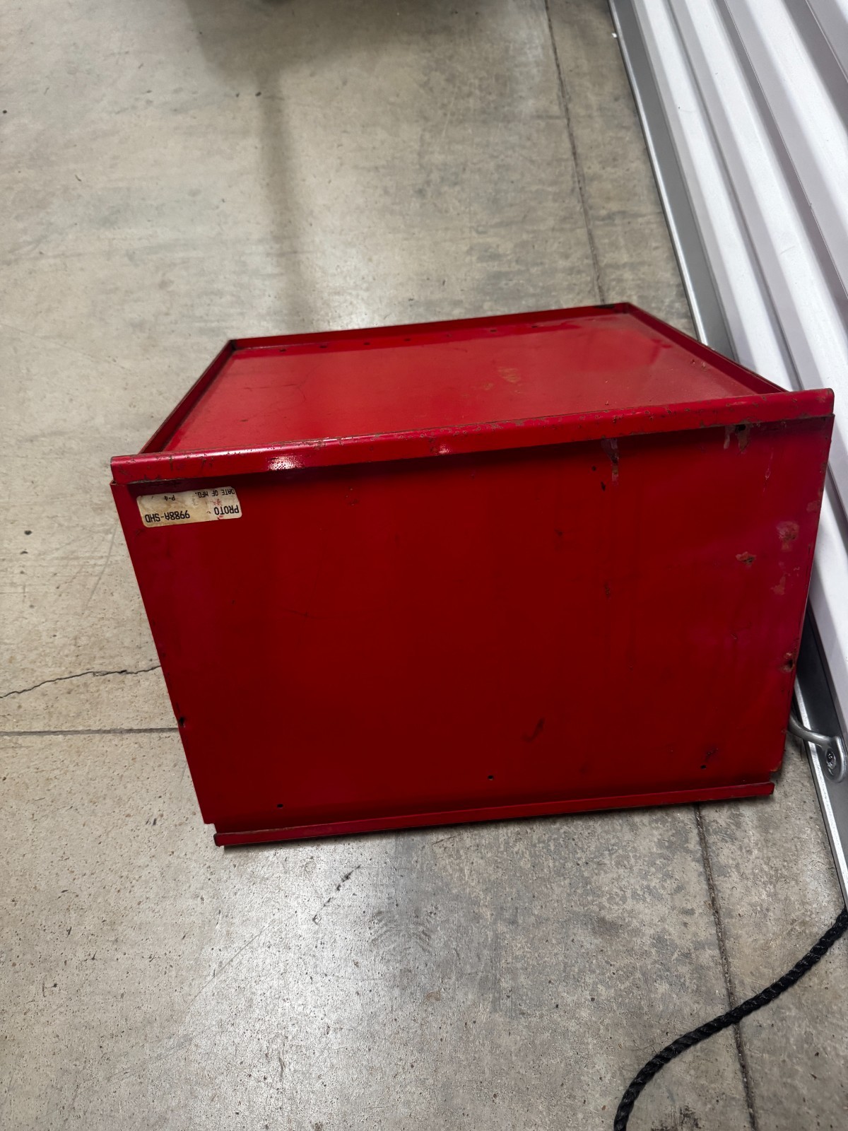 Vintage Proto Tool Box Stainless Steel Side Shelf 9988A-SHD | eBay