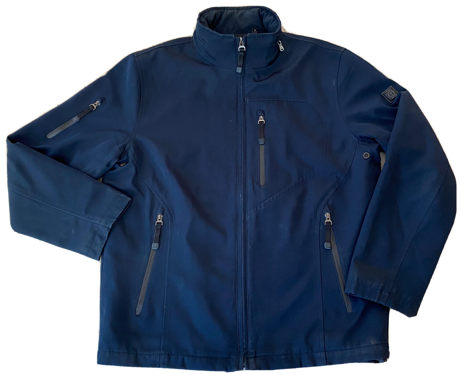 TUMI T-TECH Mens Jacket Water Resistant Concealed Hood Size M | eBay