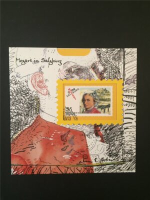 AUSTRIA FOLDER 1991 WOLFGANG AMADEUS MOZART MUSIC COMPOSER u489 | eBay