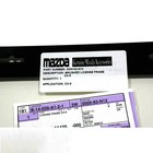 Mazda CX-9 Brushed Steel SlimLine CX9 Logo License Plate Frame 0000-83 ...