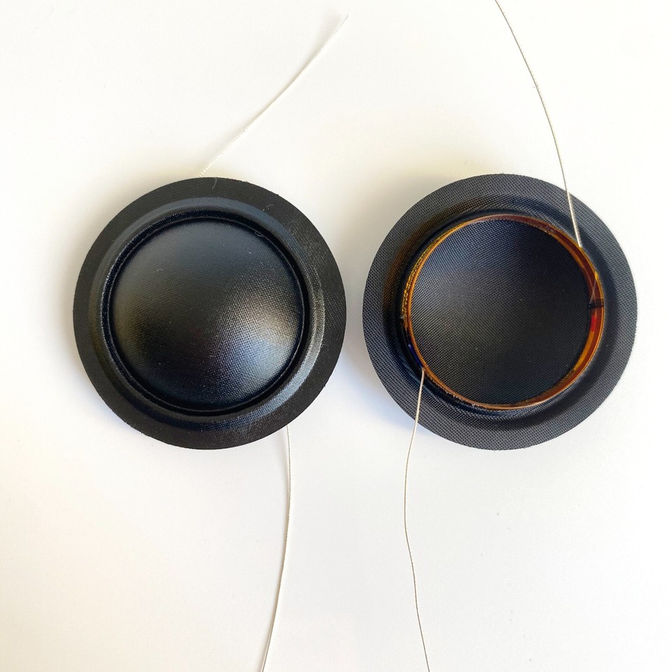 2 Aftermarket 1" Silk Dome Diaphragms For POLYDAX MODEL 1, 2 Tweeter ...