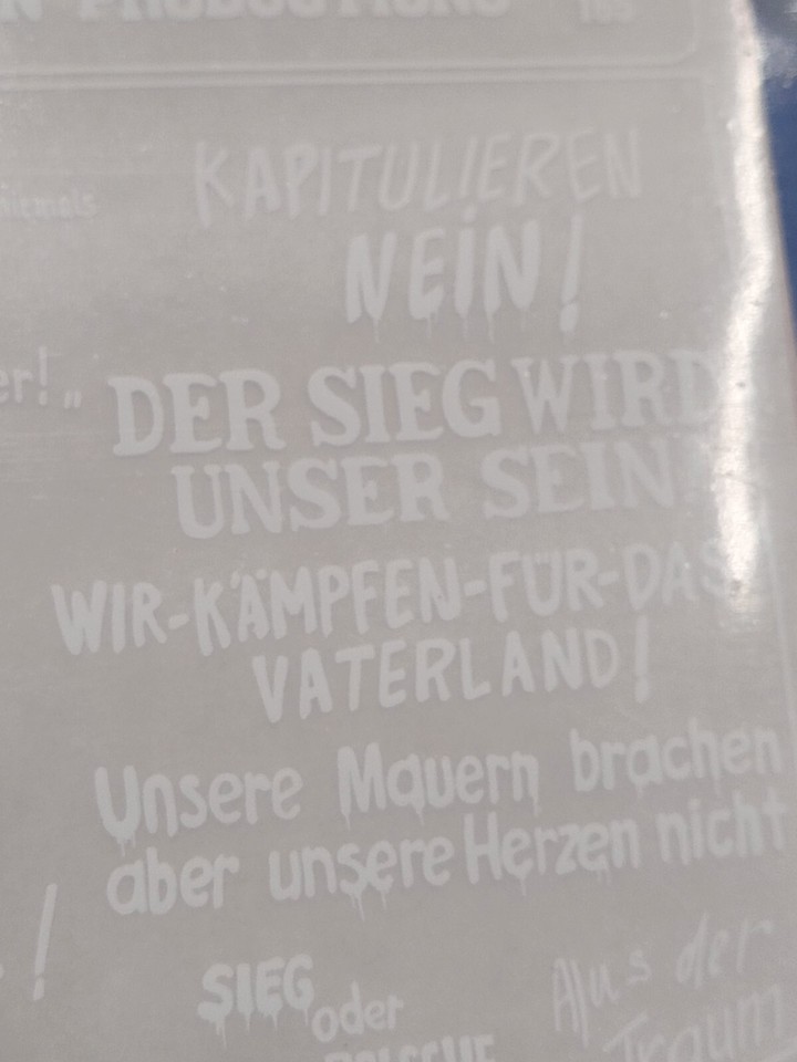 VERLINDEN 1/35 Decal Sheet German Wall Slogans #165 WW2 Model Diorama ...