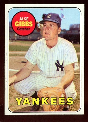Baseball Card 1969 Topps # 401 Jake Gibbs New York Yankees EXMT | eBay