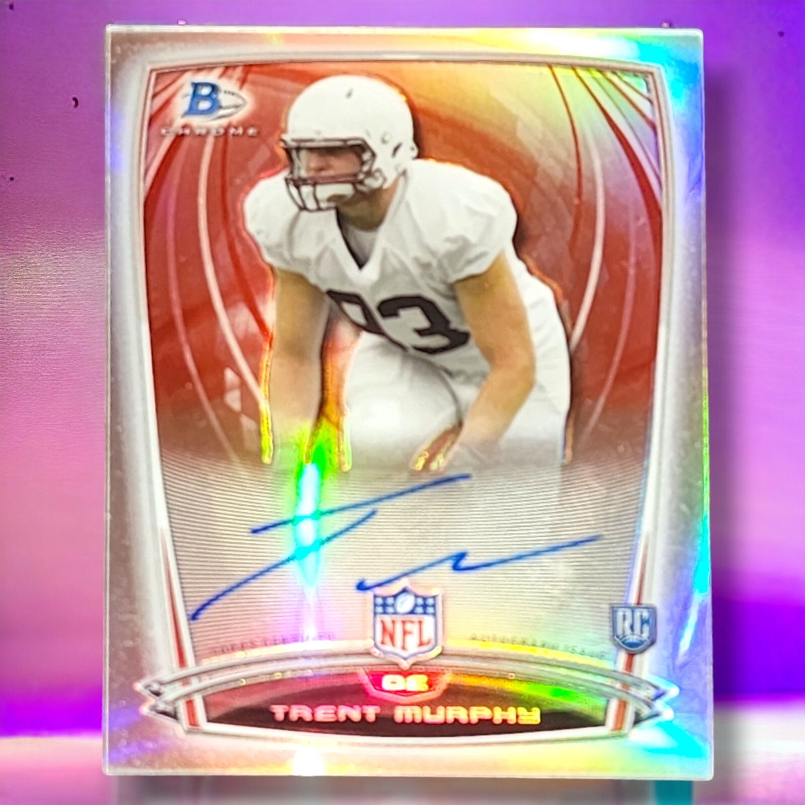 Trent Murphy #3 signed autograph auto 2014 Topps Bowman Chrome Rookie ...