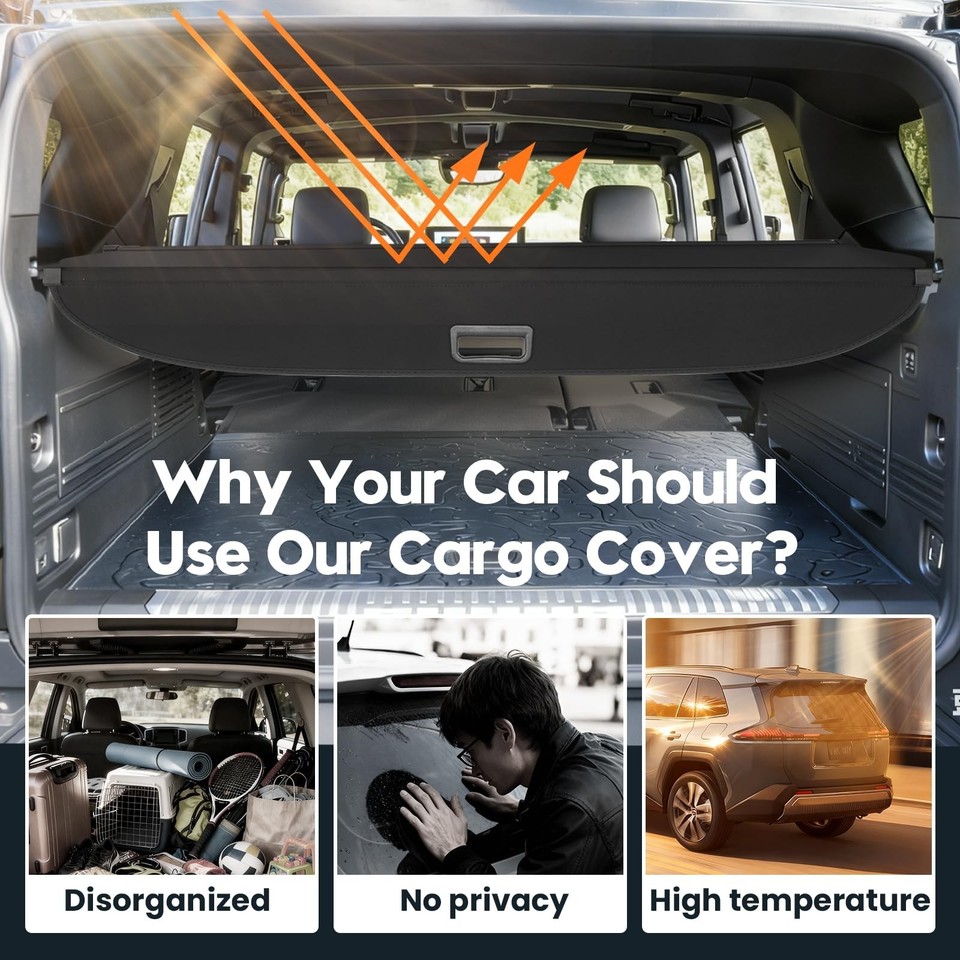 Powerty Cargo Cover for 2024 2025 GMC Hummer EV SUV Accessories Trunk ...