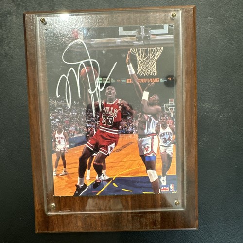 Michael Jordan 1988 Autographed Silver Pen Auto Signed 4x6 Rare Photo ...