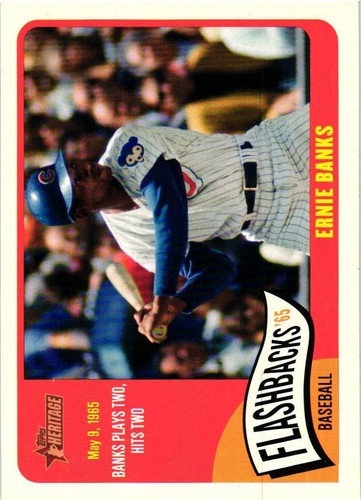 2014 Topps Heritage #BF-EB Ernie Banks Baseball Flashbacks | eBay