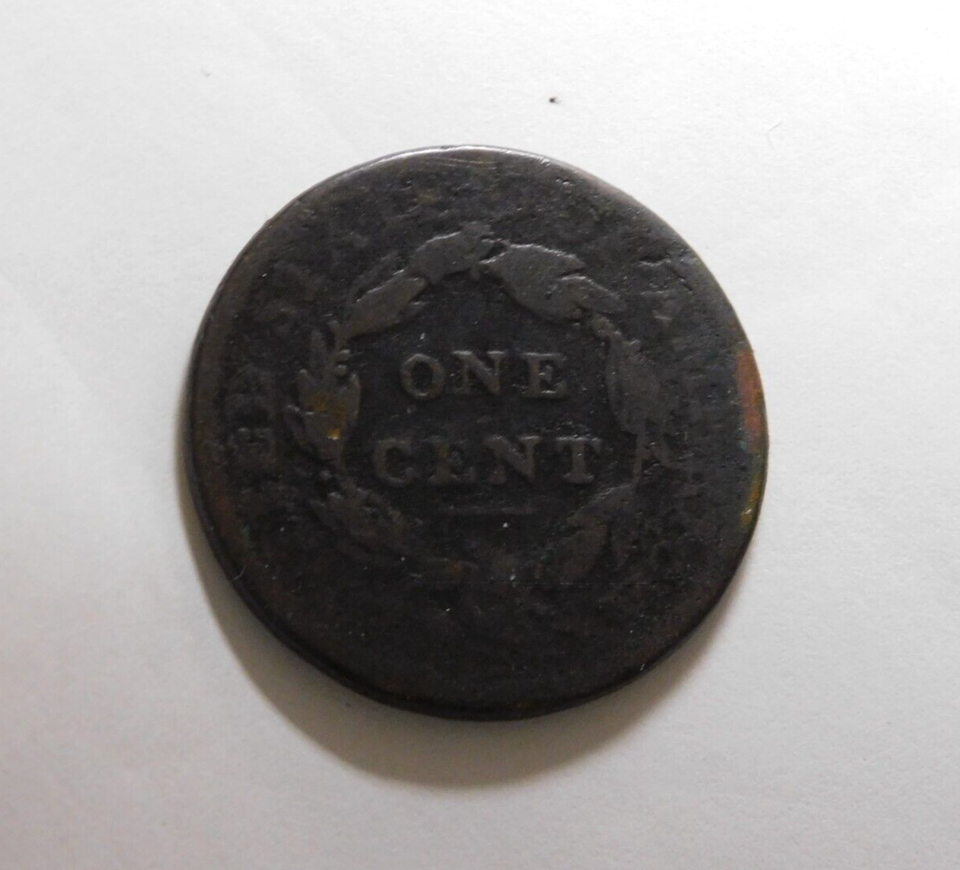 VERY SCARCE !!!!!!!!!!!!!!1809 CLASSIC HEAD LARGE CENT AG - G CHOCOLATE ...