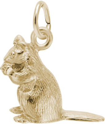 Gold-Plated Sterling Silver Chipmunk Charm by Rembrandt | eBay