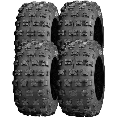 (QTY 4) 21x7-10 ITP Holeshot GNCC ATV/UTV Load Range C Black Wall Tires ...