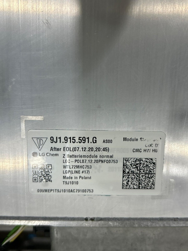 2020 - 2022 PORSCHE TAYCAN OEM EV POWERWALL 24V Li-ION BATTERY MODULE 2 ...