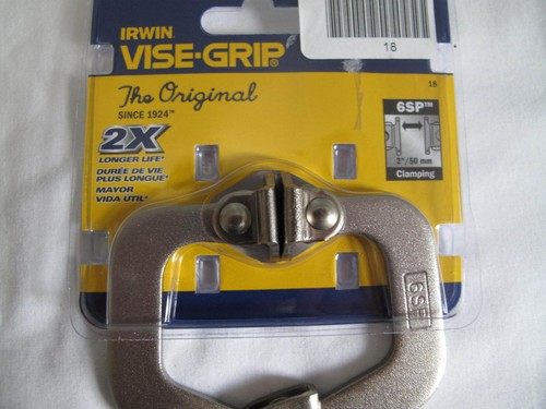 (3) New Irwin 6" Vise-Grip Locking C-Clamp 6SP, 2-1/8" Capacity ...