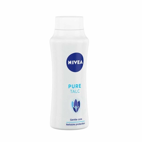 Nivea Gentle Care PURE Talc Reliable Odour Protection Body Talcum ...