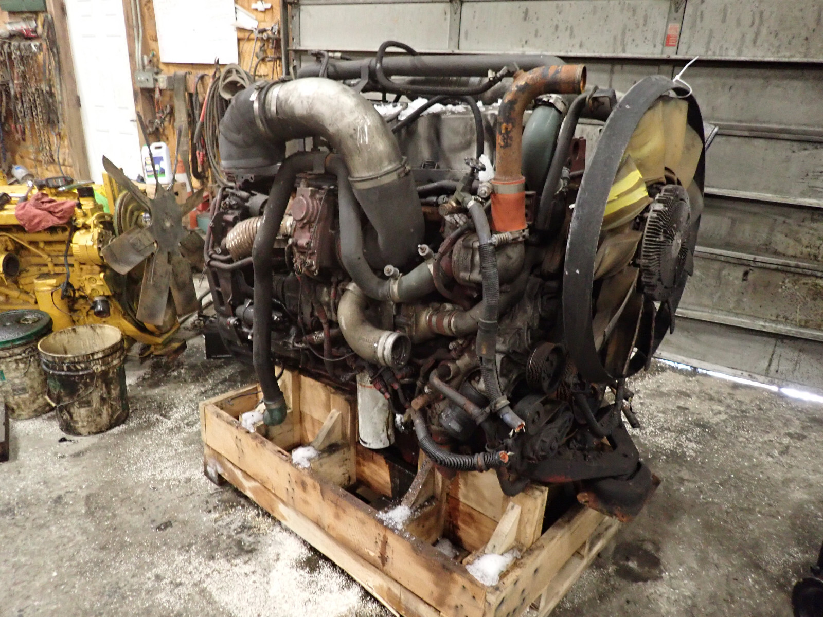 2009 Mack MP7-325M Turbo Diesel Engine RUNS EXC. LOW MILES! MP7 325 ...