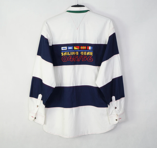 Vintage Centerline Bunte Sailing Gear Herren Hemd Retro Gr. XL ...