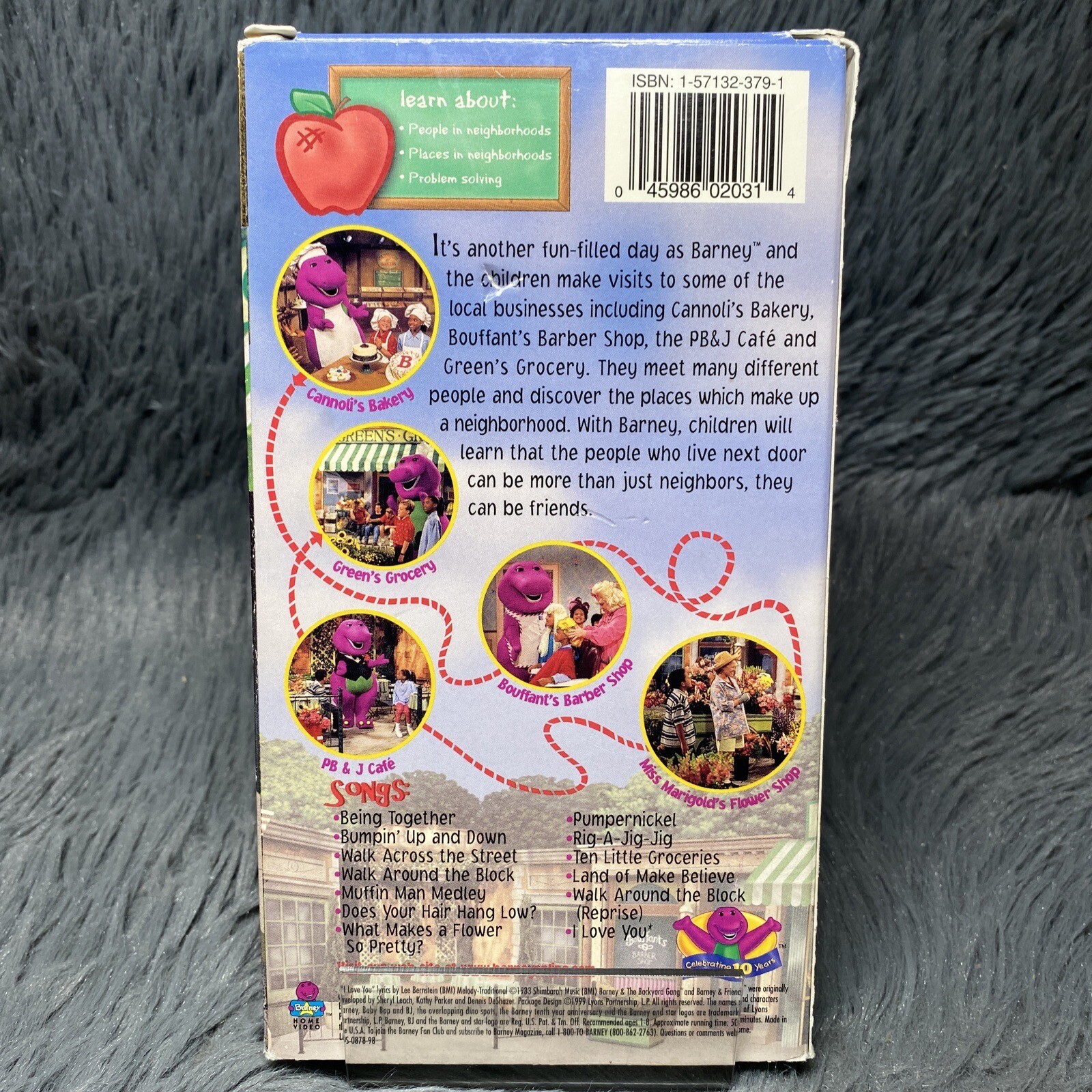 Barney Walk Around The Block With Barney Vhs Rare Classic Collection ...