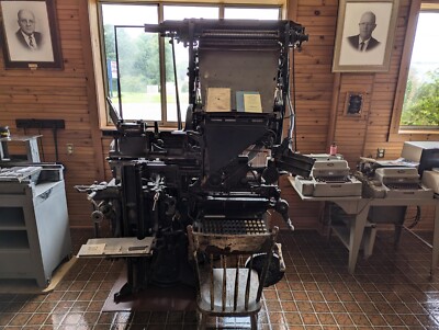 Antique Linotype Machine purchased new 1936 | eBay