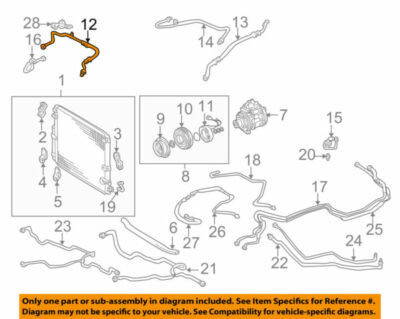 88711-60470 Toyota Hose, cooler refrigerant discharge, no.1 8871160470 ...