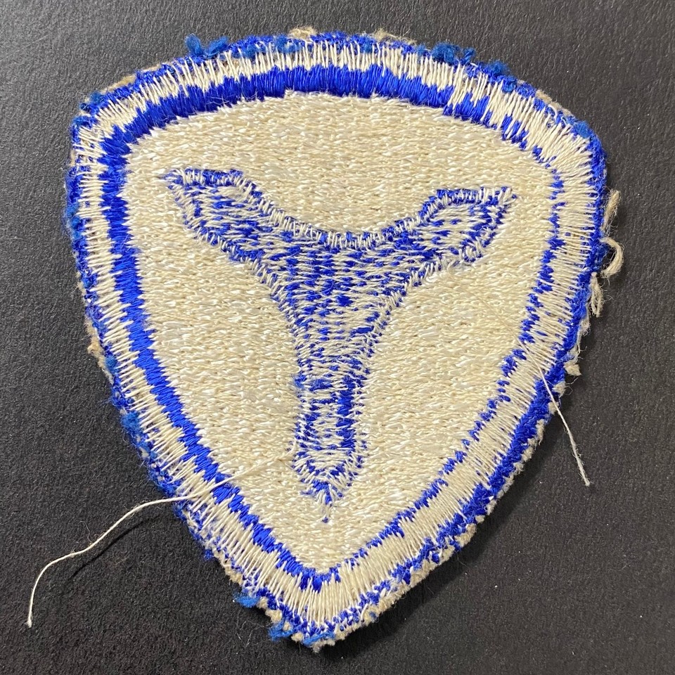 US Army 3rd Service Command Patch Blue White Shield Unit Insignia | eBay