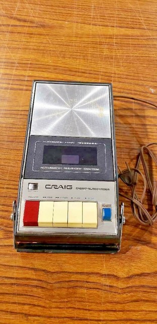 Vintage Craig Cassette Tape Recorder Model 2621 1980s for sale online ...