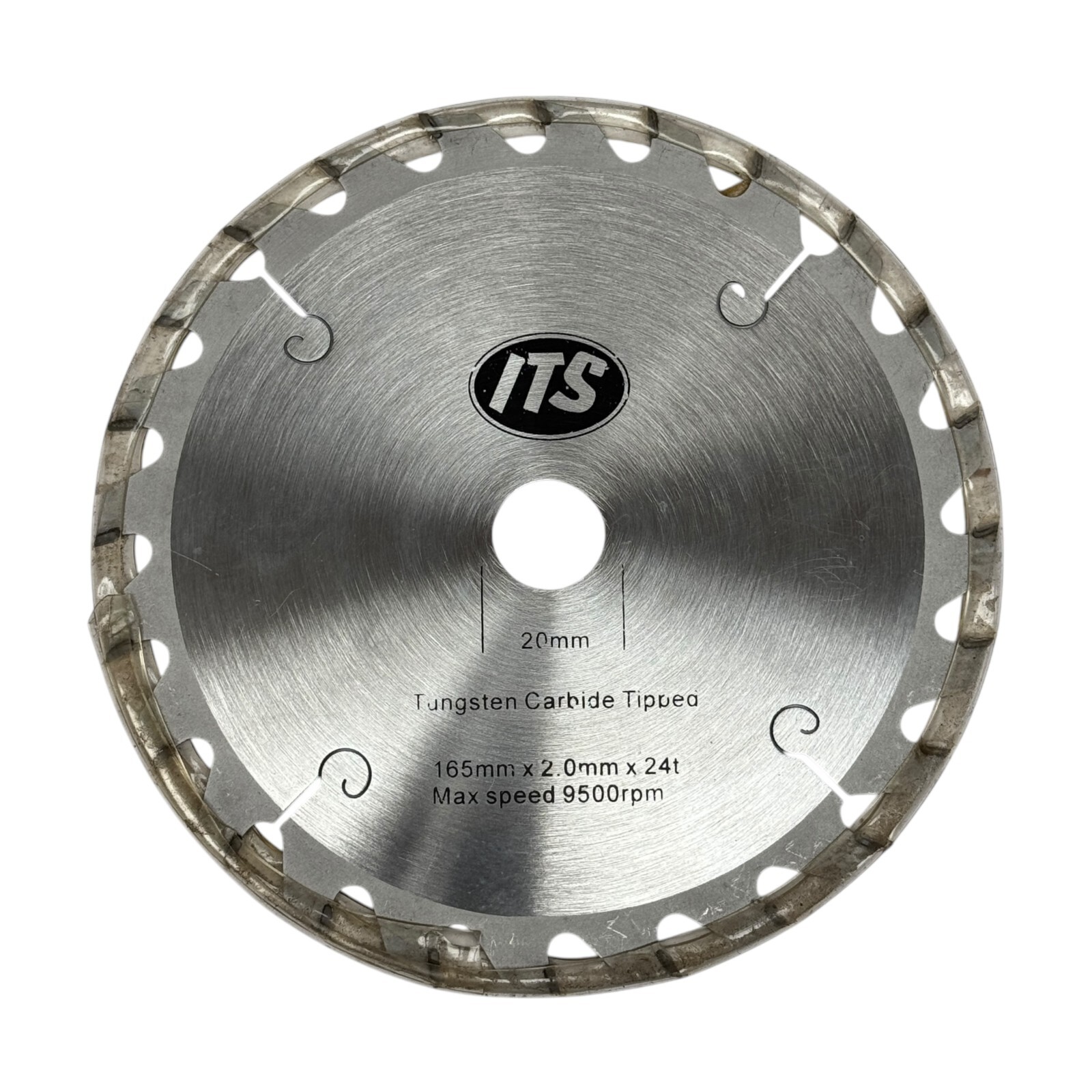 ITS 165mm x 20mm 24T TCT Rip Cutting Circular Saw Blade for Wood | eBay