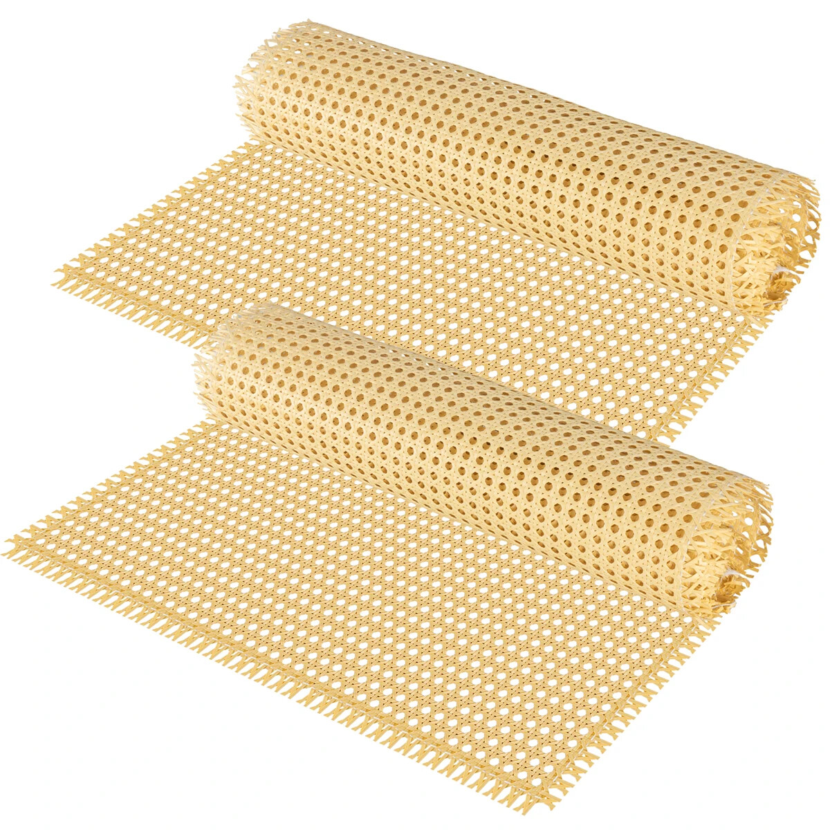 LOT 40-50cmWide 0.6-2 Meter Long Plastic Rattan Webbing Roll Wicker ...
