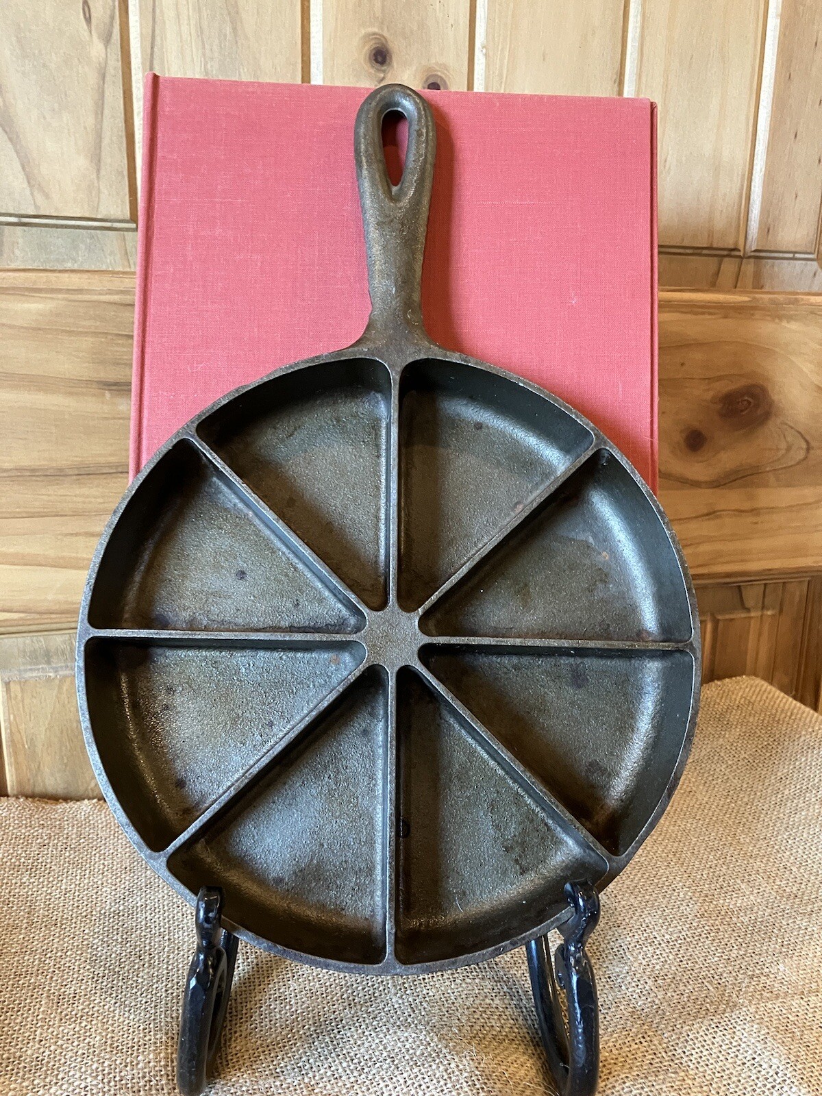 Antique Cast Iron Cornbread Skillet Pan BSR Birmingham Stove & Range ...