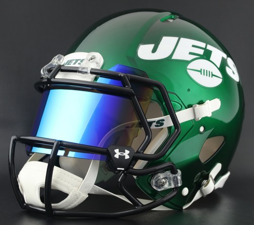 NEW YORK JETS Authentic GAMEDAY Football Helmet w/ UNDER ARMOUR Eye ...