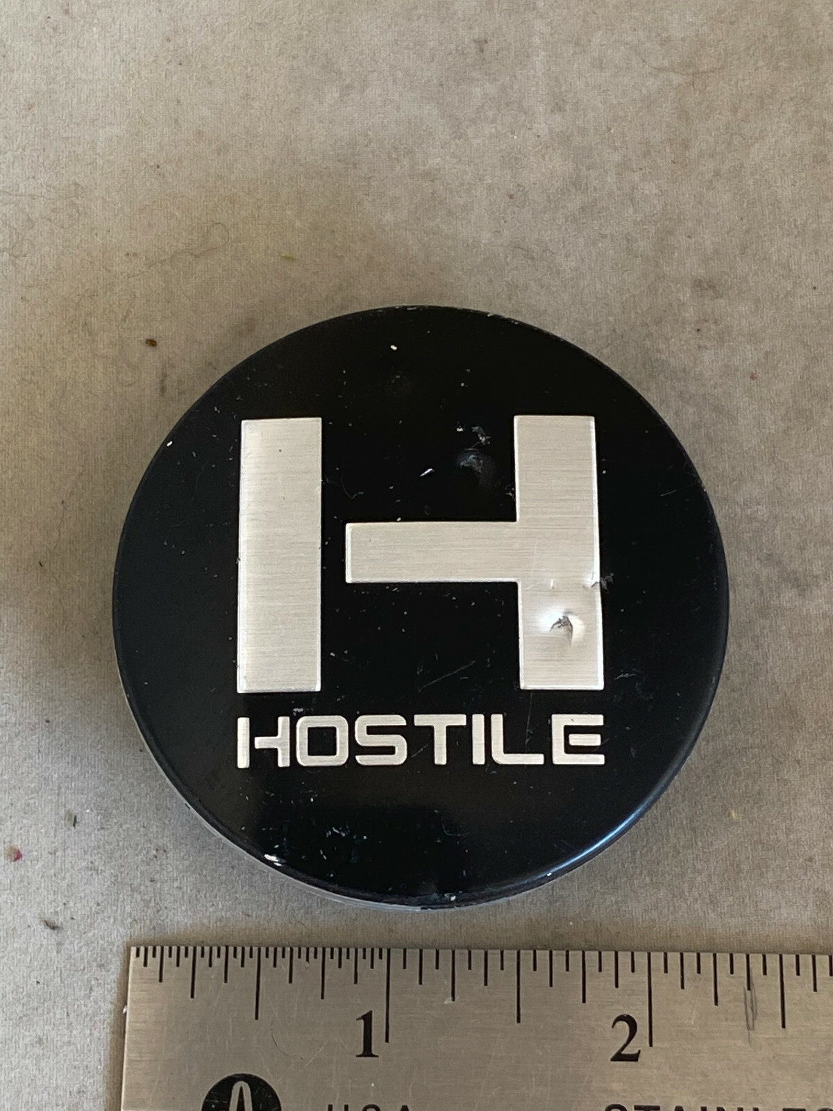 Hostile Custom Black Wheel Rim Hub Cover Center Cap M-887 BK09 S908-26 ...