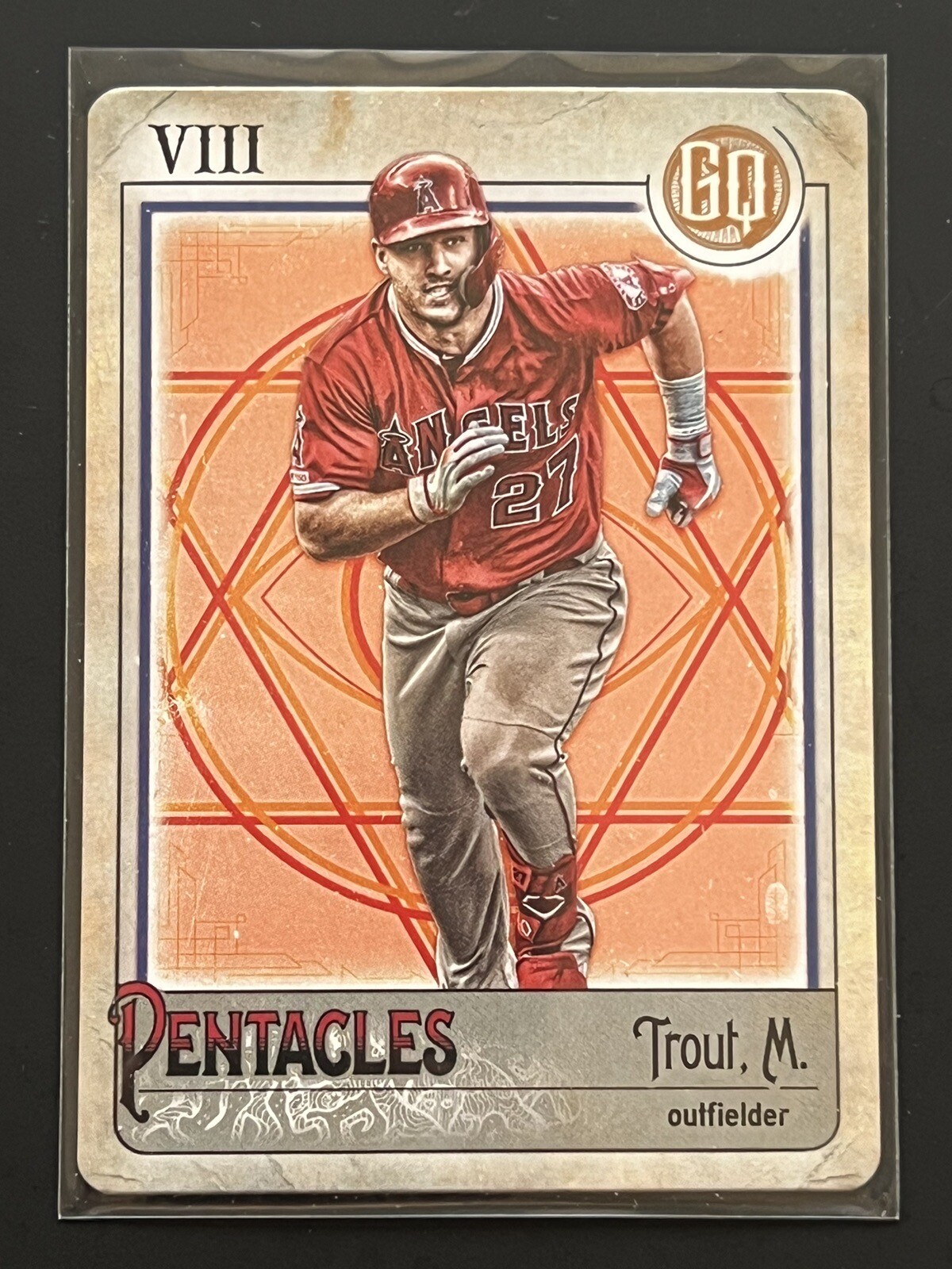2021 Topps Gypsy Queen Tarot Of The Diamond #TOD-16 MIKE TROUT | eBay