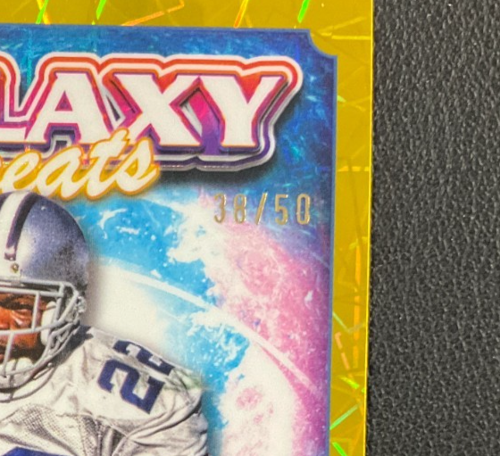 2024 Topps Cosmic Chrome #GG-12 Emmitt Smith Galaxy Greats Gold /50 No ...
