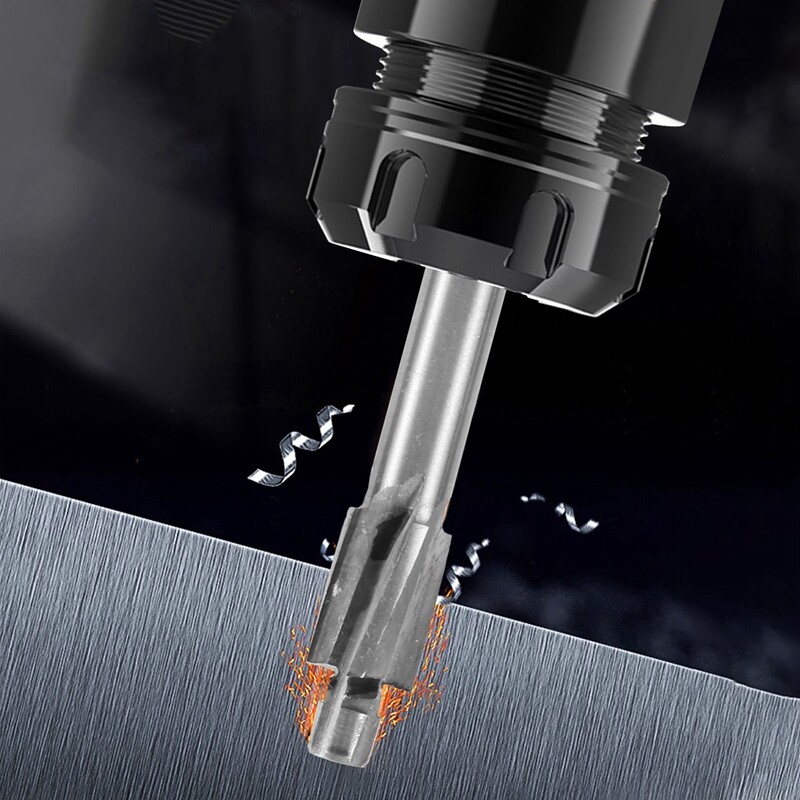 5Pcs HSS Counterbore End Mill -M8 Pilot Slotting Tool Milling Cutter ...