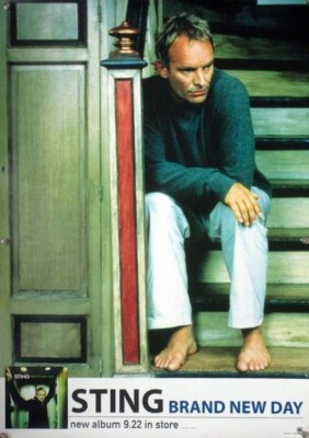 Sting / Brand New Day 1999 Japan Original Promo Poster B2 20x28in ...
